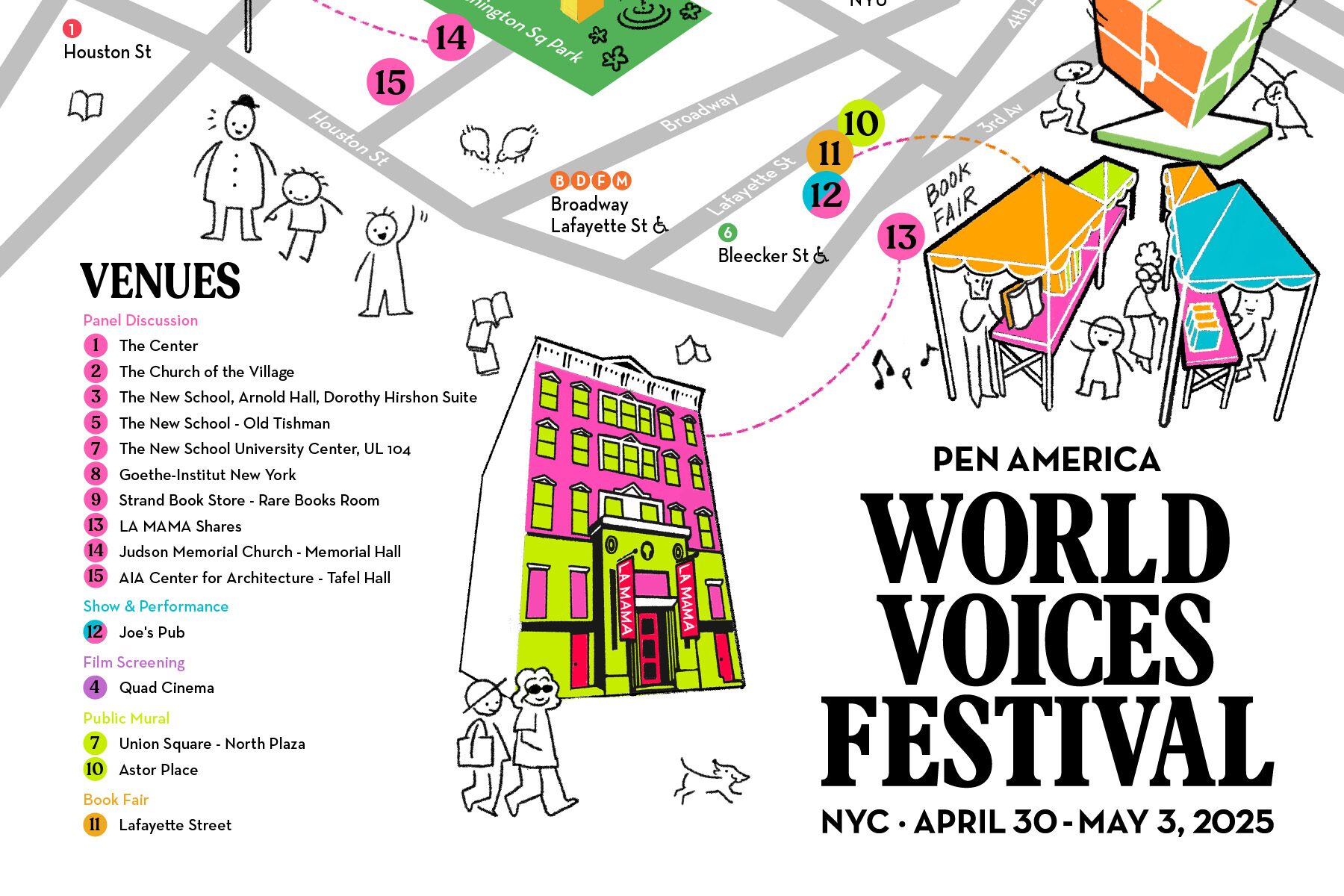 NYC Venues - PEN World Voices Festival